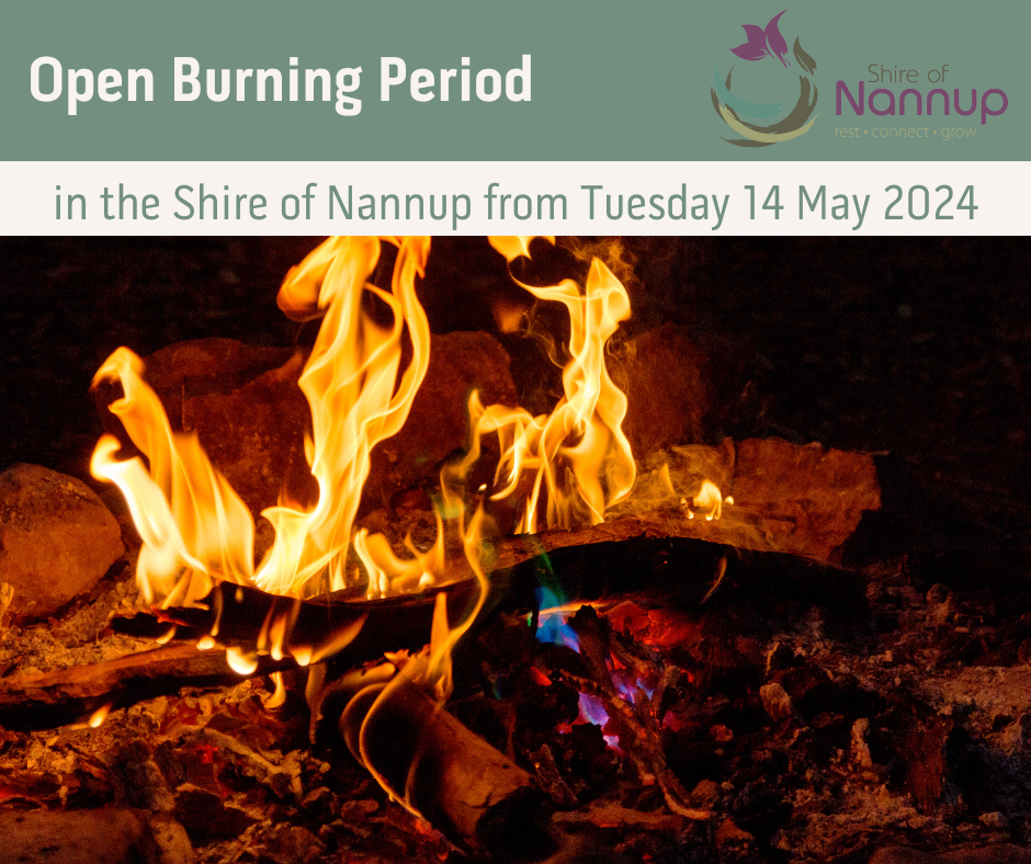 Burning Periods and Fire Danger Rating » Shire of Nannup
